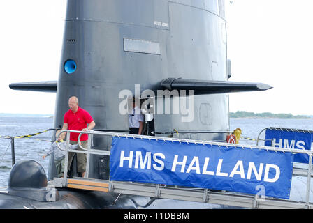 HSwMS Halland Hnd, Gotland-class submarine of 1st Submarine Flotilla ...