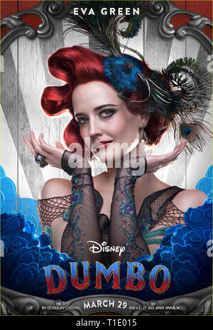 DUMBO, US character poster, Eva Green as Colette Marchant, 2019. © Walt ...