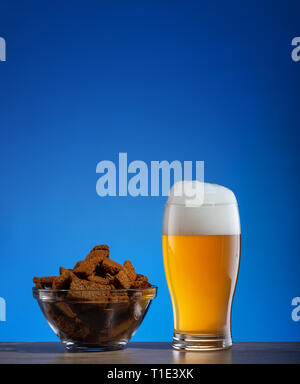 rye bread in a plate on rustic wooden background Stock Photo - Alamy