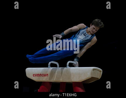 Allan Bower (USA) in action during Gymnastics World Cup 2019 at Genting ...