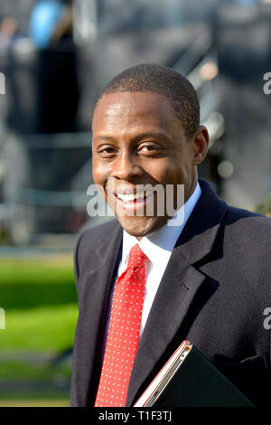 Bim Afolami MP (Con: Hitchin and Harpenden) on College Green ...