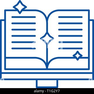 Fairy tales reading flat background with castle and fabulous character ...