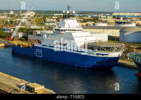 Aiviq is an American icebreaking anchor handling tug supply vessel ...