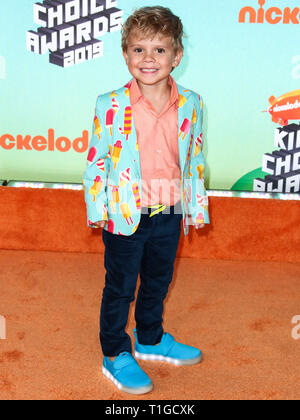 Tydus Talbott at Nickelodeon's 2019 Kids' Choice Awards held at Galen ...
