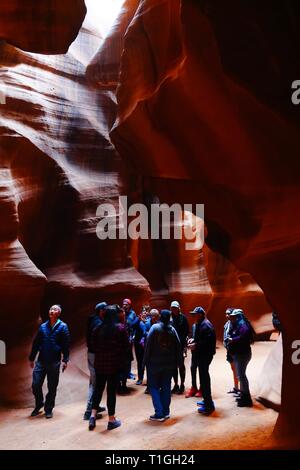 View inside of Antelope Canyon, Arizona, USA Stock Photo - Alamy
