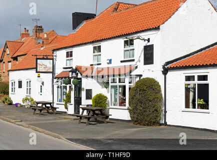 The Wolds Inn at Huggate East Riding of Yorkshire England Stock Photo ...