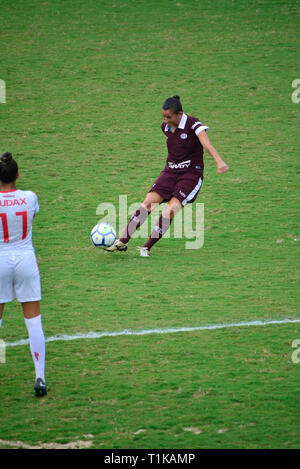 Osasco, Brazil. 27th Mar, 2019. Game between the Audax and the Railway ...