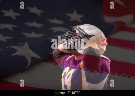 USA background with American flag elements Stock Photo - Alamy