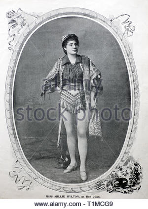 English stage actress and singer Millie Legarde, 1900s Stock Photo - Alamy