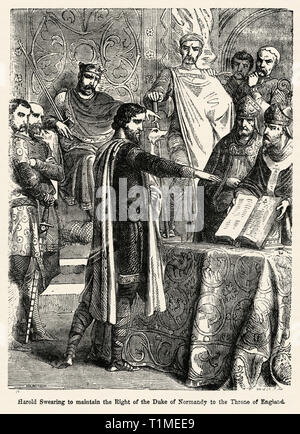 King Harold I Harold Harefoot Stock Photo - Alamy