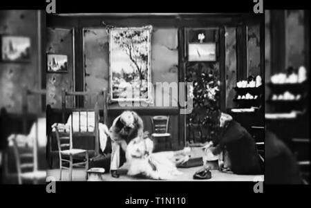 Haunted house and gardens vintage spooky photo Stock Photo - Alamy