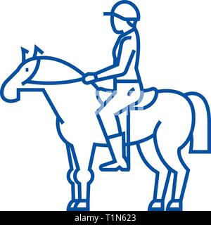 Horse racetrack icon outline vector. Race sport. Run fast Stock Vector ...