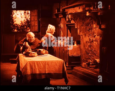 Happy fat monk at meal time Stock Photo - Alamy