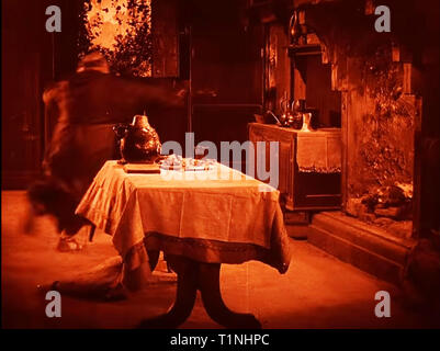 Happy fat monk at meal time Stock Photo - Alamy
