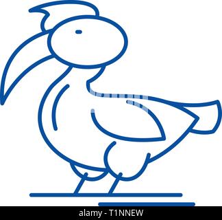 Blue exotic bird with orange wings. Singing animal Stock Vector Image ...