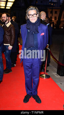 George Waud arriving for the pre-premiere screening of Accidental ...