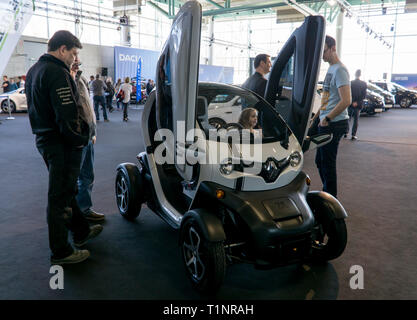 Renault Twizy ZE concept at a European motor show Stock Photo - Alamy