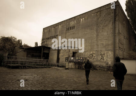 recreated Hitlers bunker in Berlin Germany concrete building museum ...