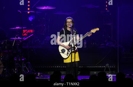 Zuzu performing during the Teenage Cancer Trust Concert, Royal Albert ...