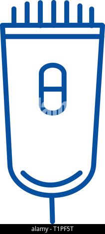 electric razor vector icon Linear icon. Editable stroke line Stock ...