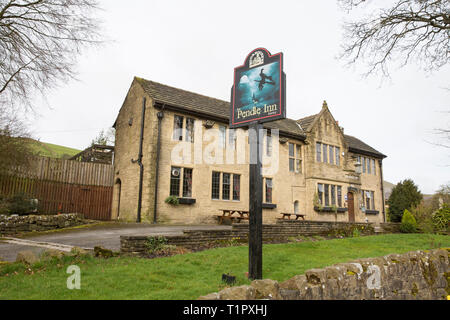 The witches of Pendle, Lancashire, UK Stock Photo - Alamy