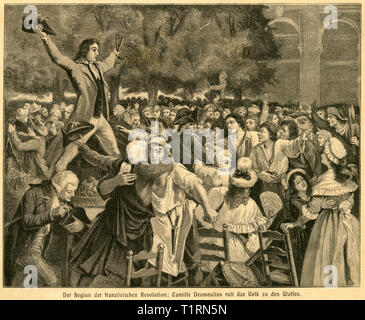 French revolution of 1789, illustrations Stock Photo - Alamy