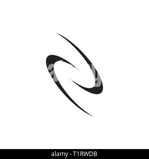 abstract curves motion circle logo vector Stock Vector Image & Art - Alamy