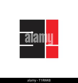 abstract number 31 simple square logo vector Stock Vector Image & Art ...