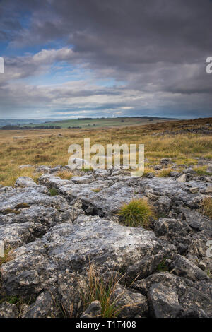 Dramatic views of The Pennines and Howgill Fells from Abdon Scar ...