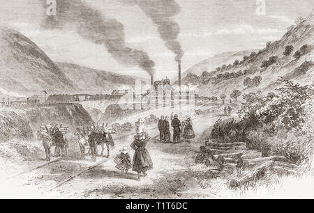 The Bedwellty Colliery, Tredegar, Monmouthshire, Wales. The funerals ...