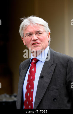 Andrew Mitchell MP (Conservative: Sutton Coldfield) talking to Chris ...