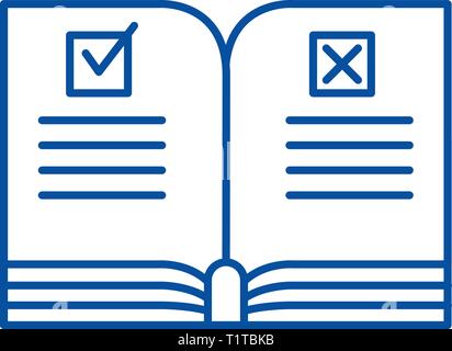 Rule of law concept icon. Principle of law idea thin line illustration ...
