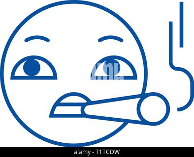Emoticon smiley smoking cigar Stock Vector Image & Art - Alamy