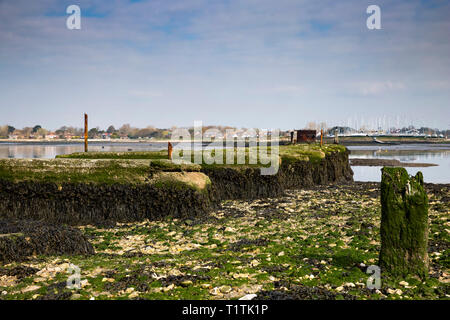 View of Langstone Harbour from Hayling Island in Hampshire, UK Stock ...