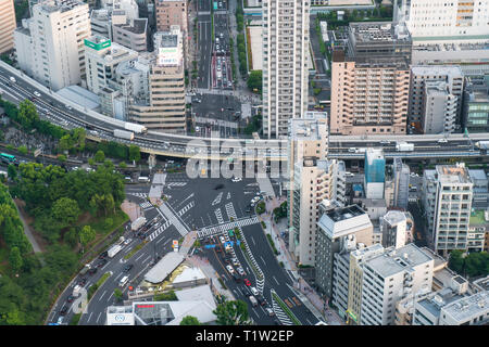 Highway intersection in the city of Tokyo Stock Photo - Alamy