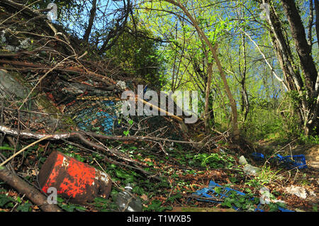 Environmental pollution, soil pollution in Tuscany, Italy Stock Photo ...