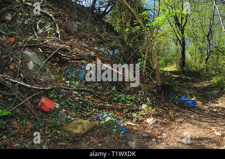 Environmental pollution, soil pollution in Tuscany, Italy Stock Photo ...