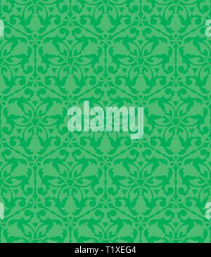 Style floral pattern background, bright red flower Stock Vector Image ...