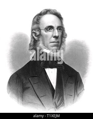 Peter Cooper (1791 – 1883) American inventor Stock Photo - Alamy