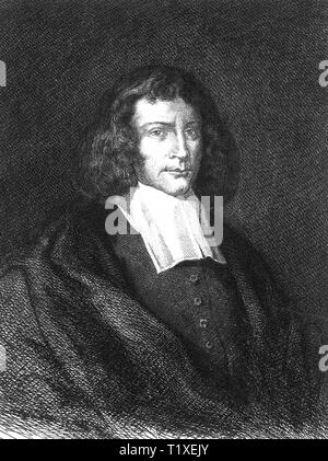 Baruch Spinoza (1632-1677), Dutch philosopher. Expelled from Holland's ...