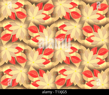 Seamless pattern for fabrics, decorative paper, scrapbooks, wallpapers ...