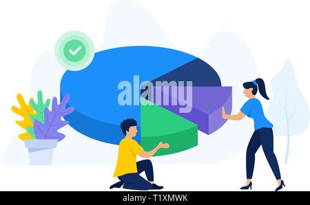 Plan connecting infographic chart design template Stock Vector Image ...