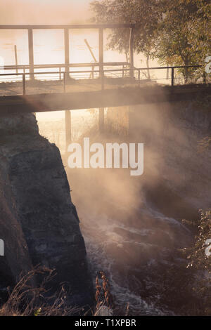 Early morning sun rays falling on the vairavan swamy temple Gopuram ...