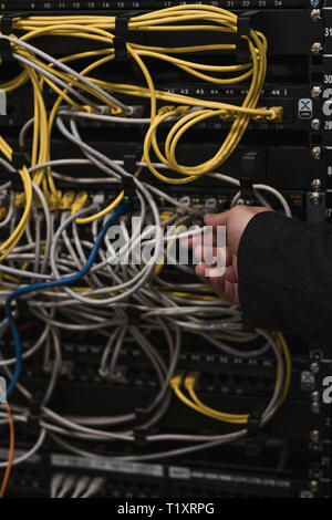 Patching the Network Stock Photo - Alamy