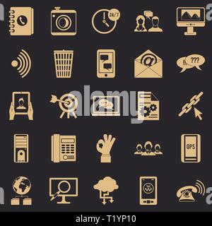Automatic redial icons set, simple style Stock Vector Image & Art - Alamy