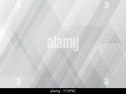Abstract technology geometric triangles overlay motion gradient gray ...