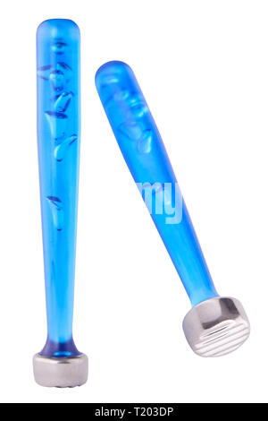 Bartender kit on blue background Stock Photo - Alamy