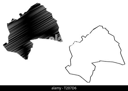 Al-Qadisiyah Governorate (Republic of Iraq, Governorates of Iraq) map ...