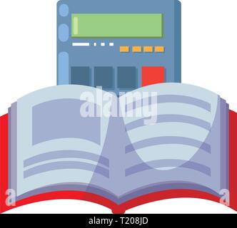 A pile of Math Textbooks. Illustration of books with mathematics ...