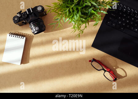 high angle list notepad with glasses pen. High quality and resolution ...